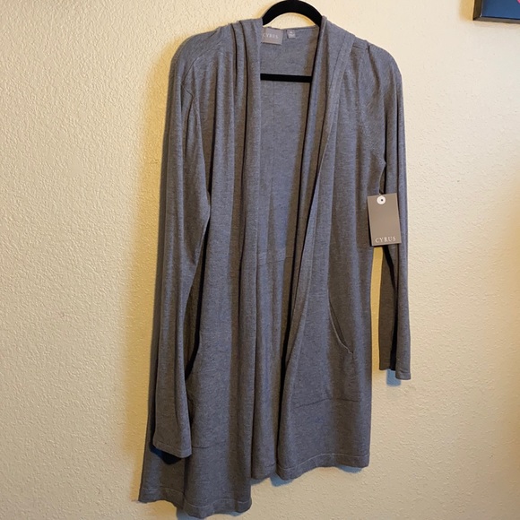 Cyrus | Sweaters | Cyrus Long Cardigan With Pockets And Hoodie | Poshmark